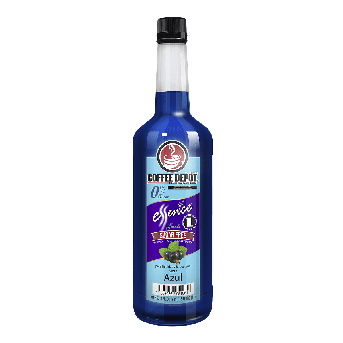 Jarabe Mora Azul Sugar Free | Coffee Depot